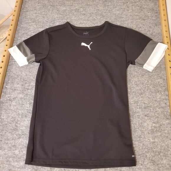 Puma | Shirts | Puma Soccer Jersey Ecnl Black White Gray S | Poshmark